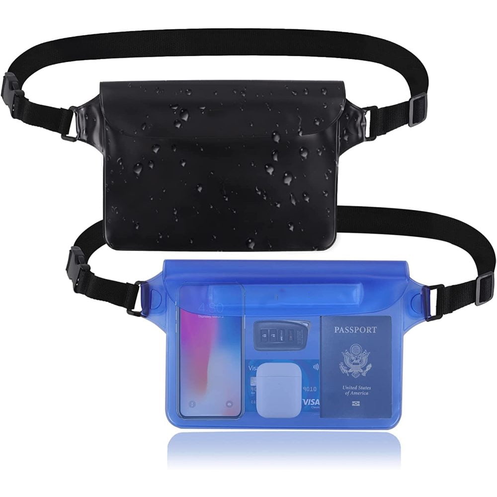 Transparent Design Waterproof Waist Pouch, Perfect For Beach And Water ...