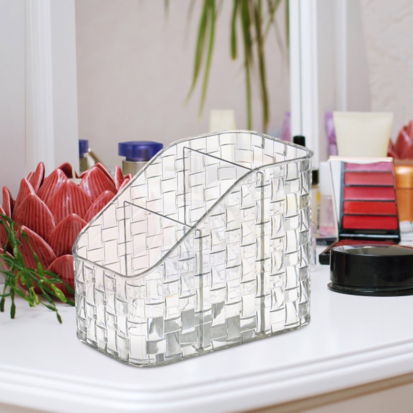 Transparent Desktop Organizer High End Cosmetic Storage Rack for Lipstick Makeup Accessories ...