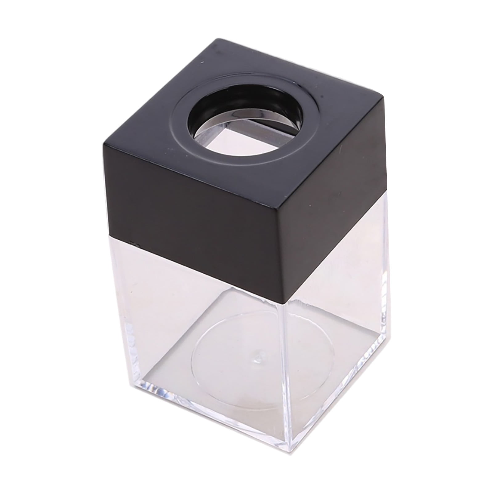 Transparent Desktop Paper Clip Dispenser and Desk Supplies Organizer ...