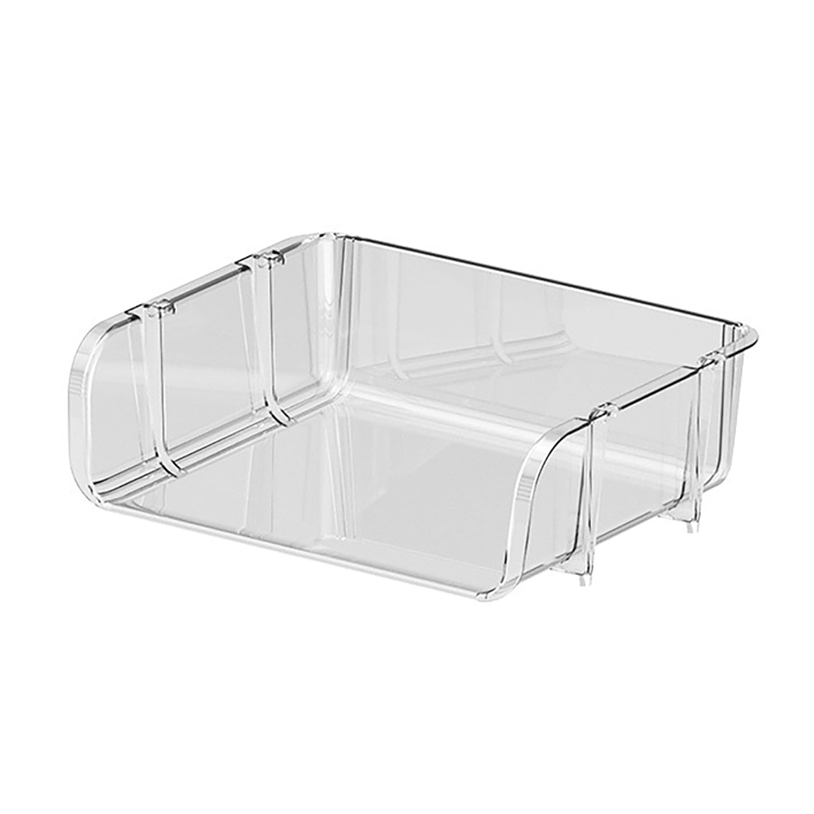 Transparent Desktop Stationery Organizer Stackable Stationery Files ...