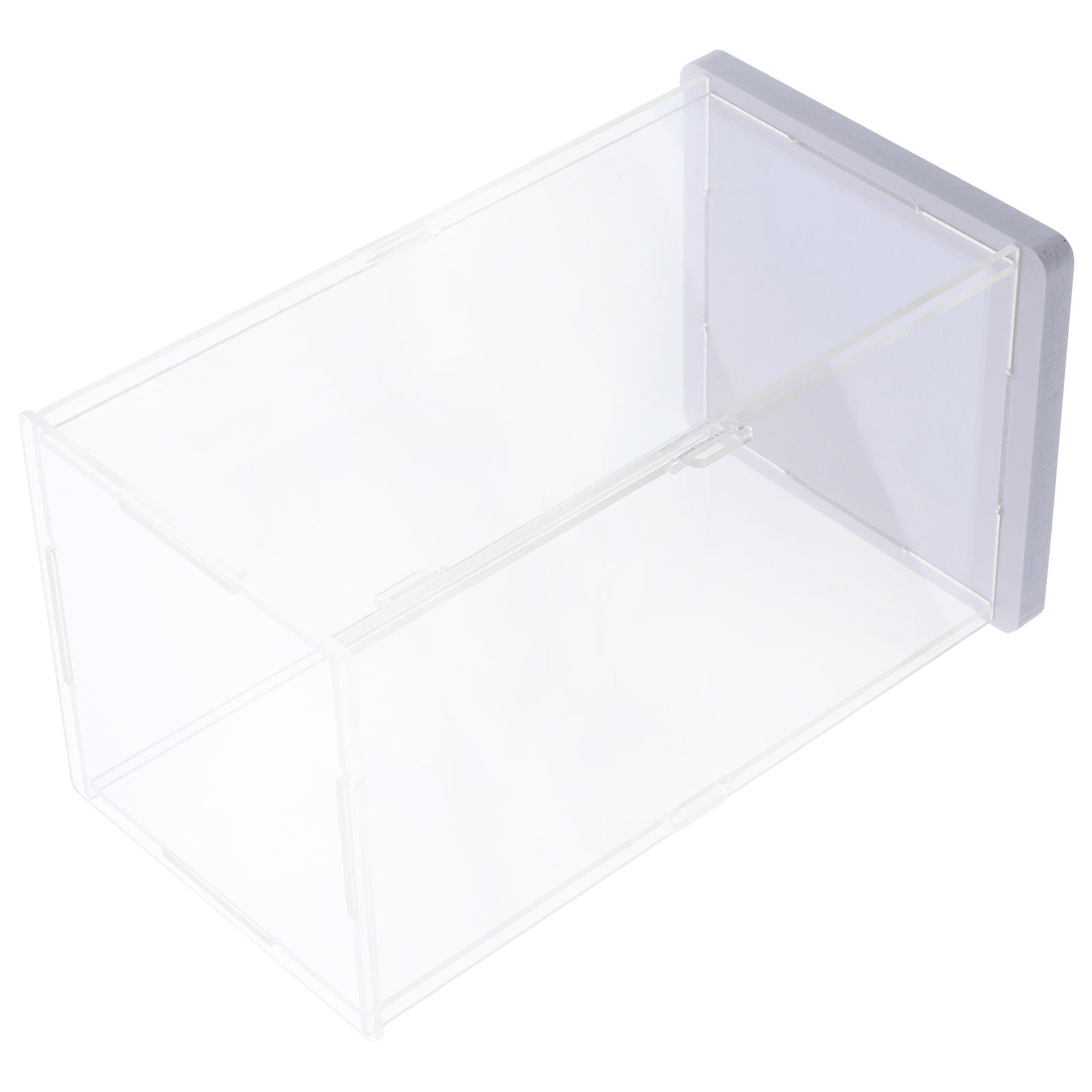 Transparent Display Box Case Acrylic for Home Shelf Desktop Boxes Doll ...