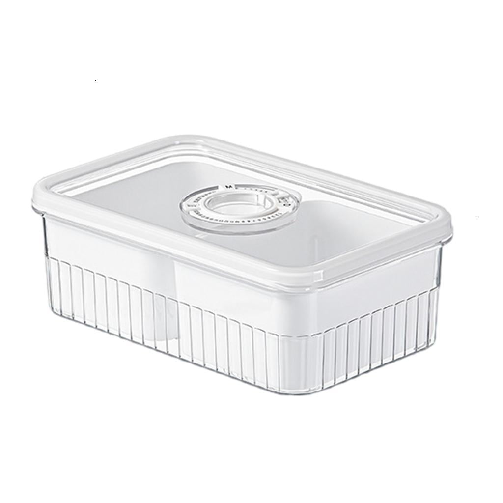 Transparent Divided Storage Box Food Storage Container with Multi ...