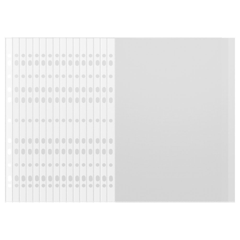 Transparent Documents Bags Plastic File Folder 100 Pcs Dust-proof Pp ...
