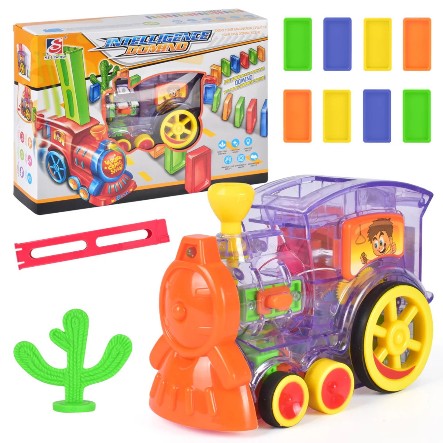 Transparent Domino Toy Train For Children - Walmart.com