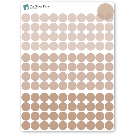 Transparent Dot Planner Stickers/ DIY Calendar Stickers / Bullet ...