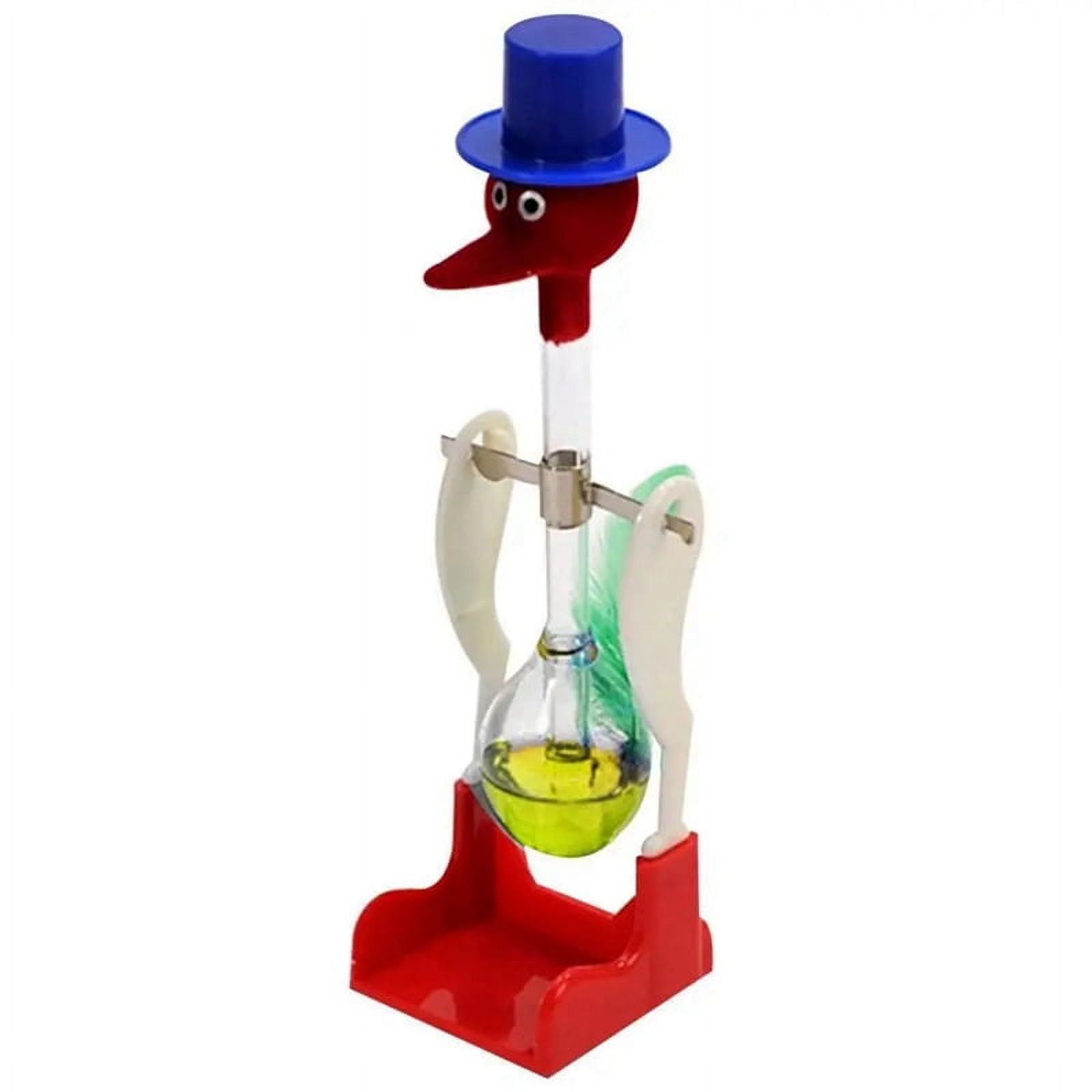 Transparent Drinking Bird with Fluid Motion Balance Drink Water Bird ...