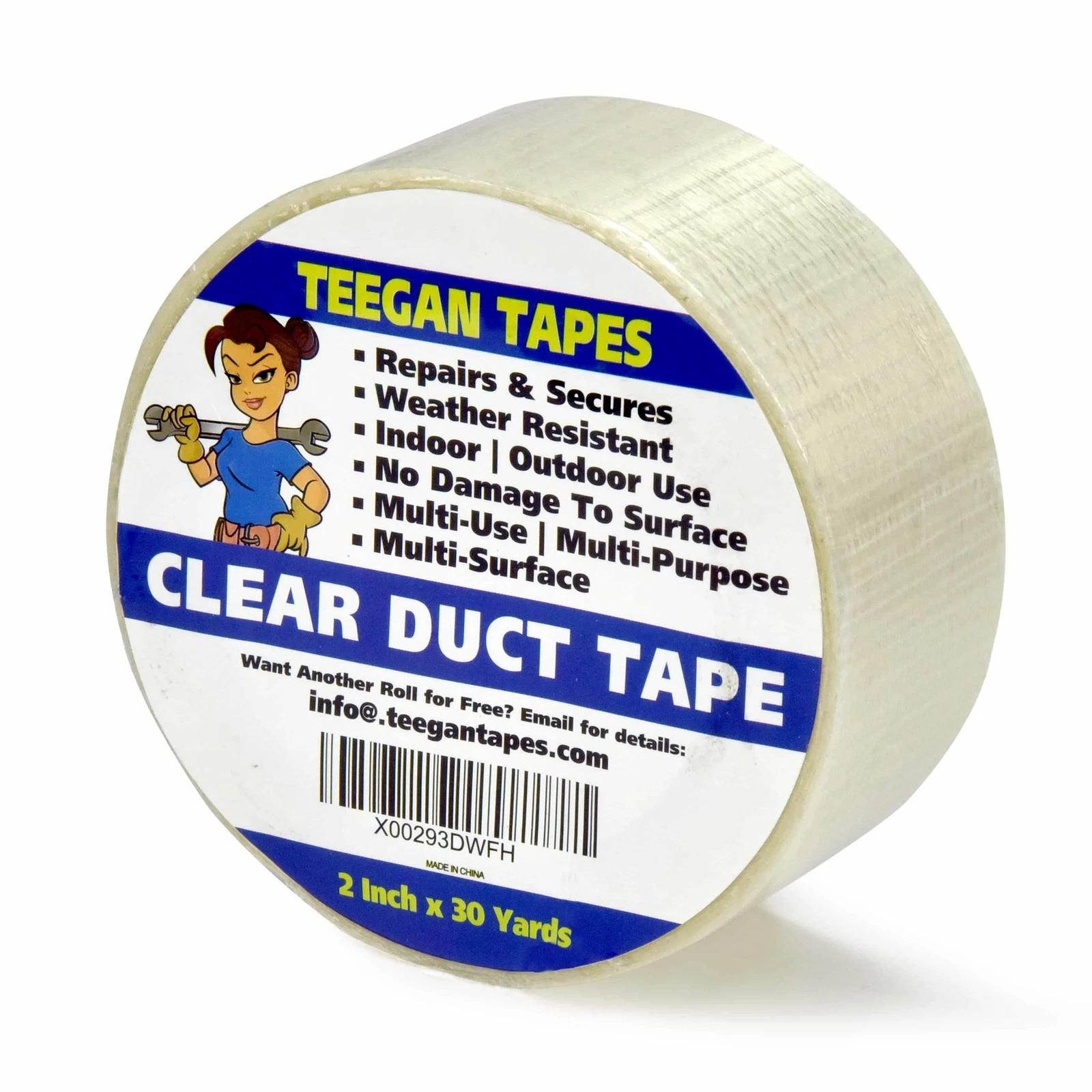 Transparent Duct Tape 2X30 Yards - Walmart.com