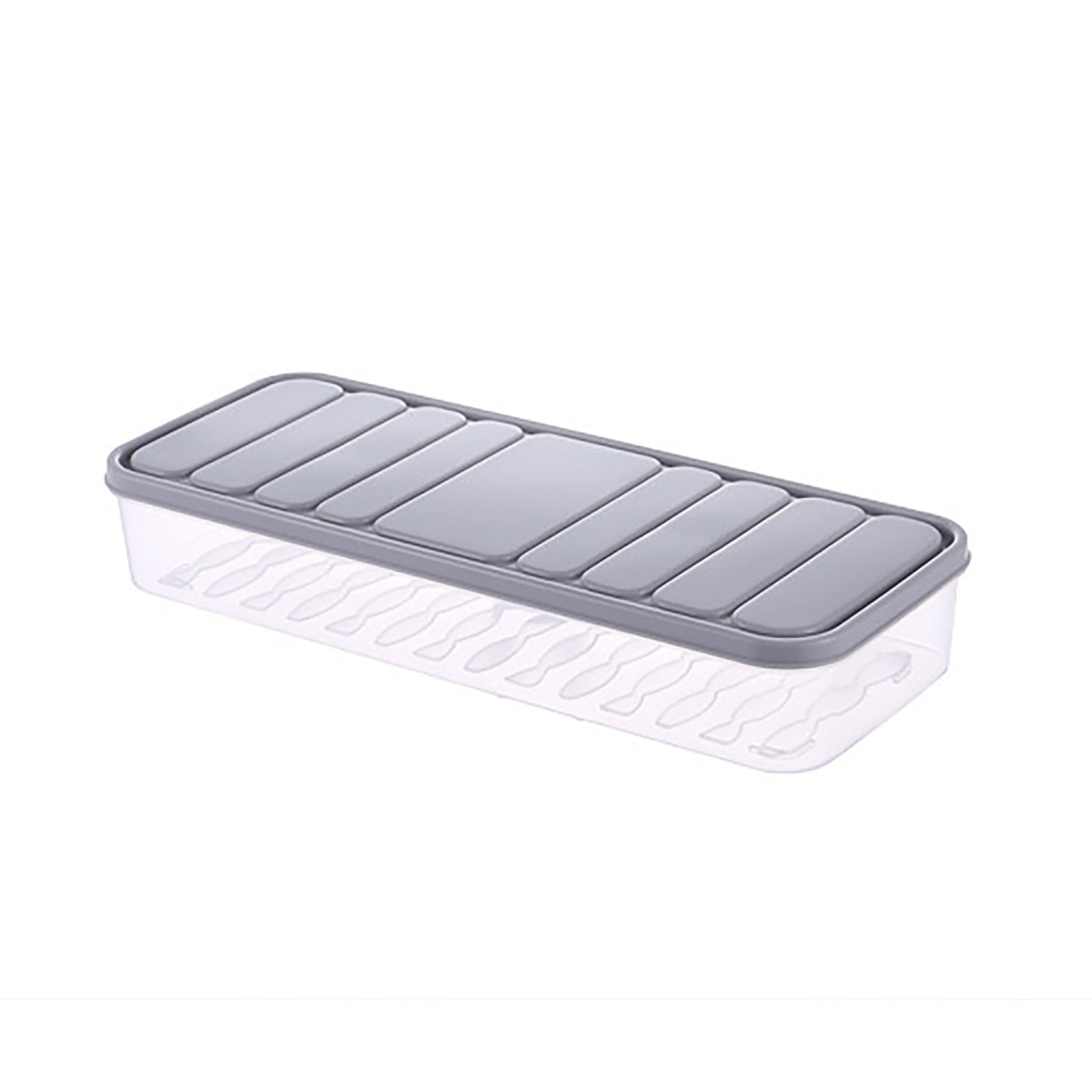 Transparent Dumpling Storage Containers with Lids, Stackable Fridge ...
