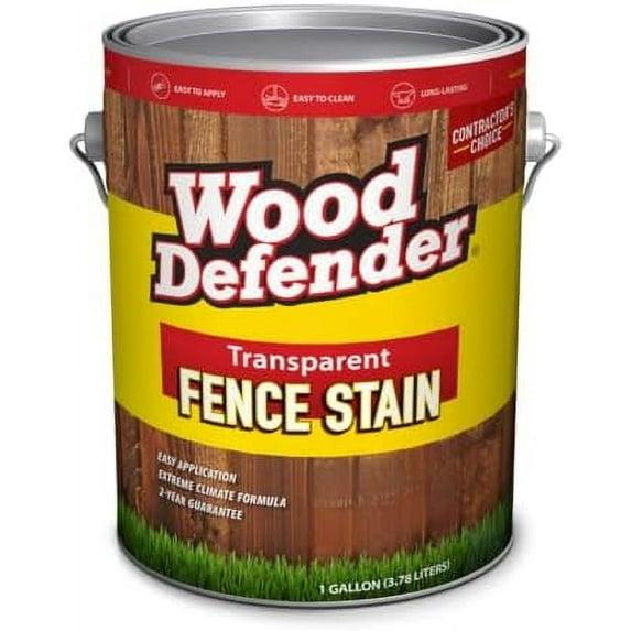 Transparent Fence Stain and Seal Oxford Brown 1-Gallon | Oil-Based ...