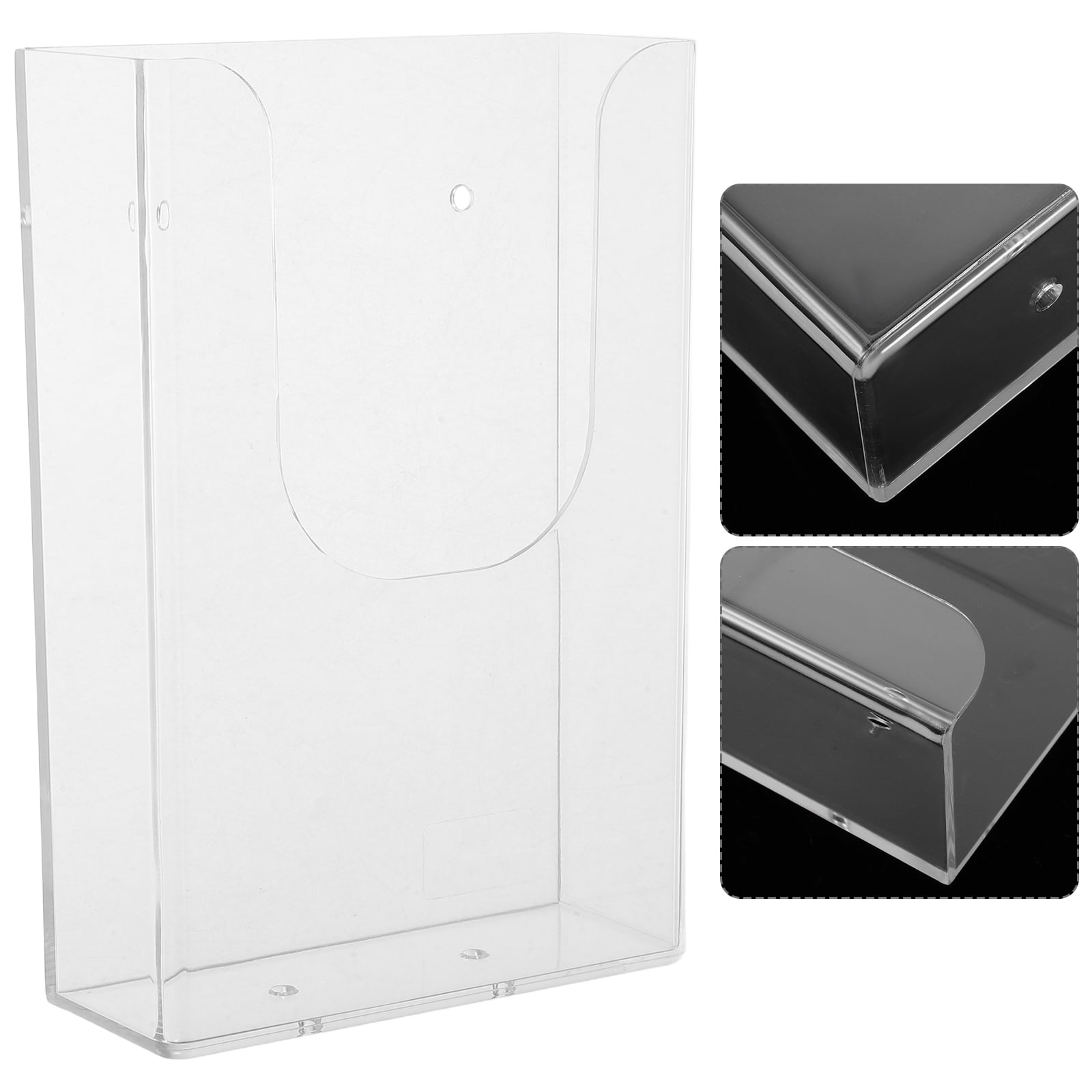 Transparent File Rack Wall-mounted File Holder Office File Manager ...