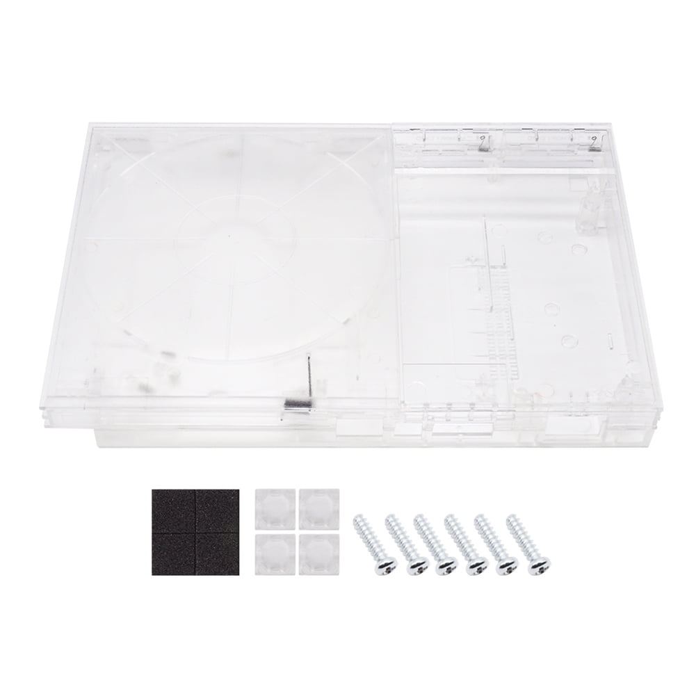 Transparent Flip Top Case Consoles Replacement Shell (for PS2 Slim SCPH ...