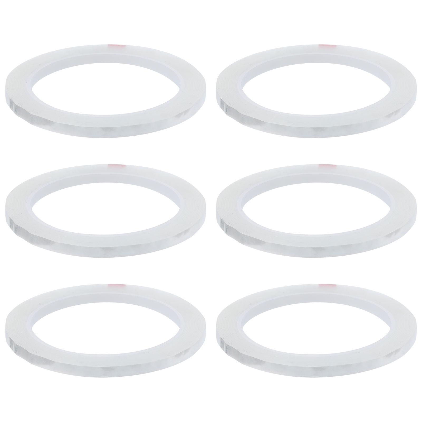 Transparent Floral Tape 6 Rolls Flower for Bouquets Clear Tapes Wound ...