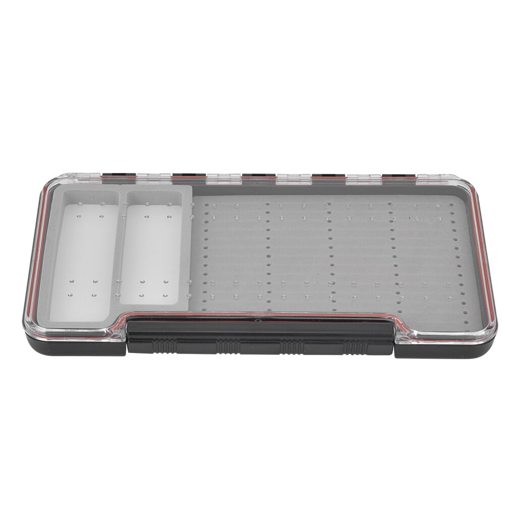 Transparent Fly Lure Box Magnetic Bait Storage Case Container Organizer ...