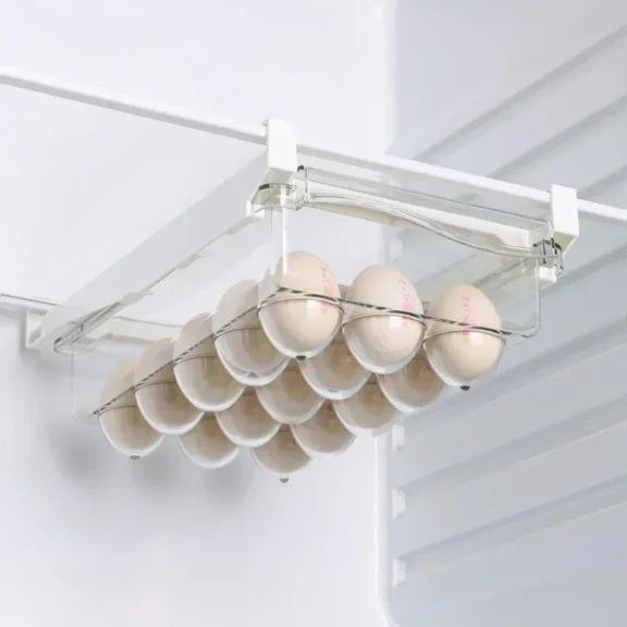 Sorbus Clear Stackable Fridge Drawers - Pull Out Organizer (1 X-Large ...