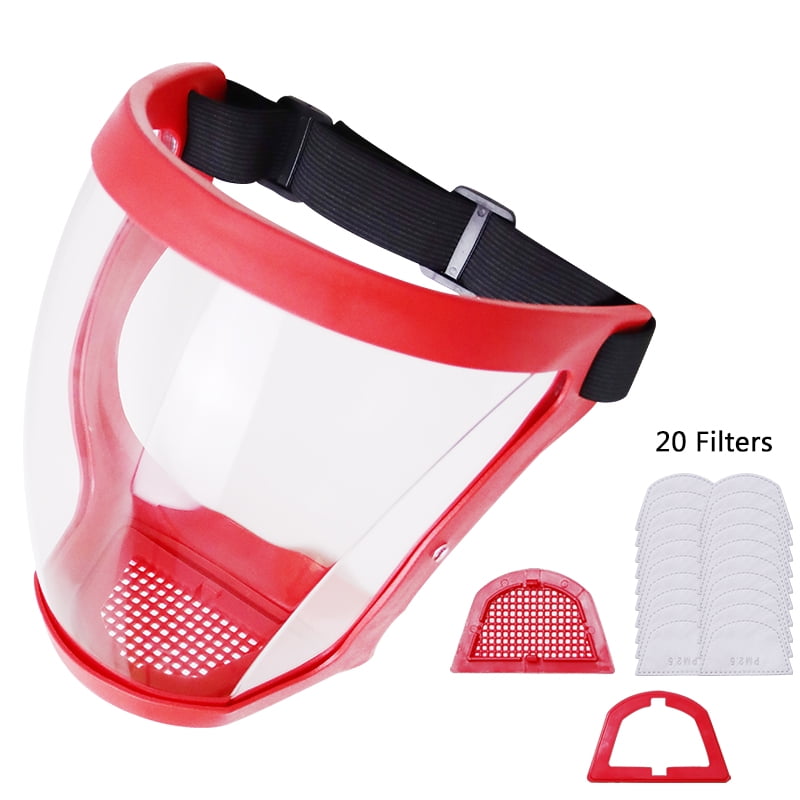 Transparent Full Face Protector Shield Reusable Kitchen Splash ...