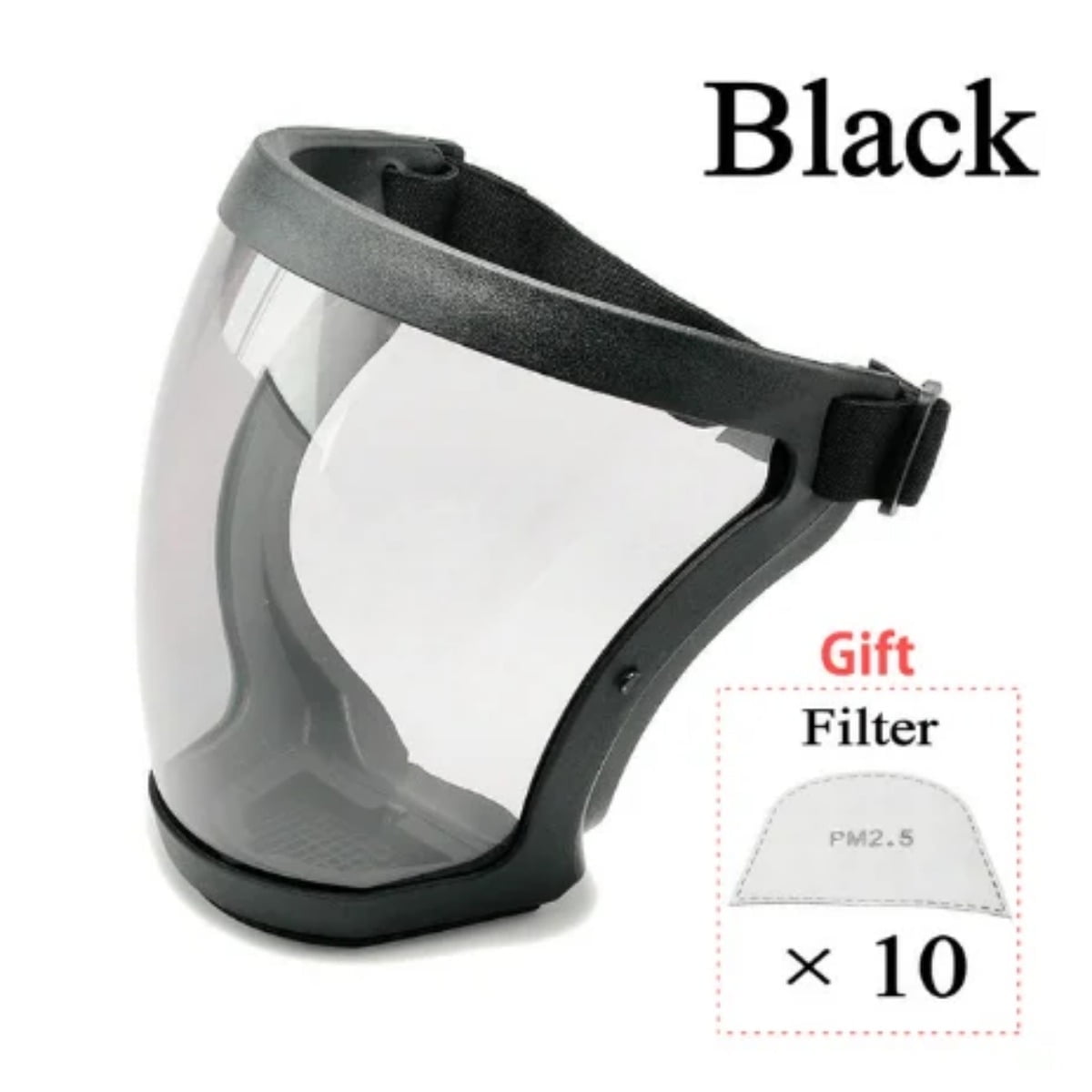 Transparent Full Face Shield Splash-proof WindProof Anti-fog Mask ...