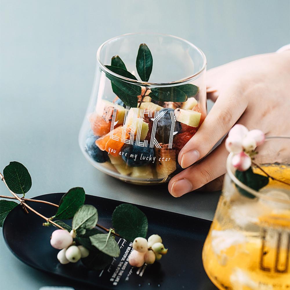 Transparent Glass Coffee Cup Coffee Mugs Beer Mug Tea Milk Home Drinkware 450ml/15.2 fl.oz ...