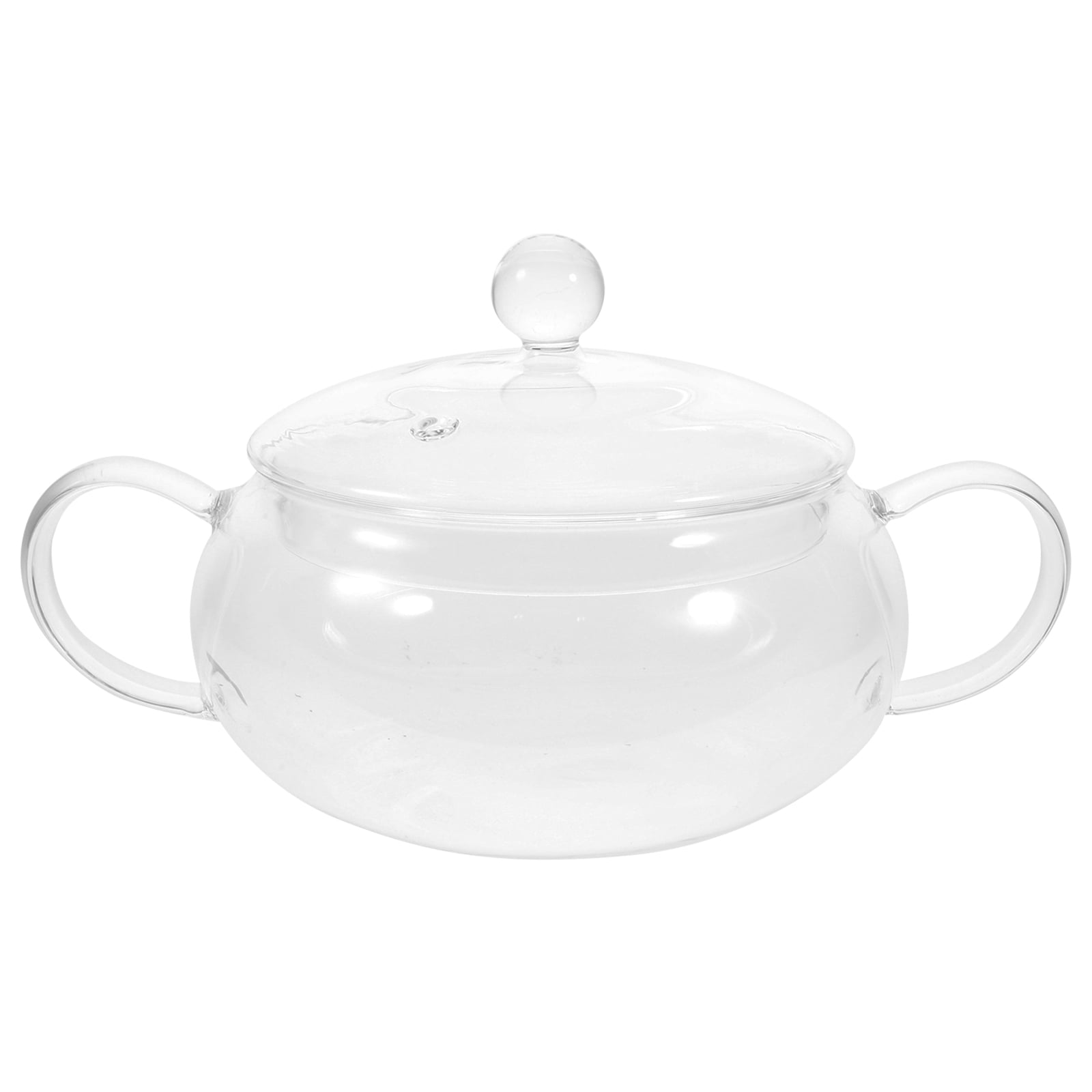 Transparent Glass Cooking Pot Practical Kitchen Glass Stew Pot Stovetop ...