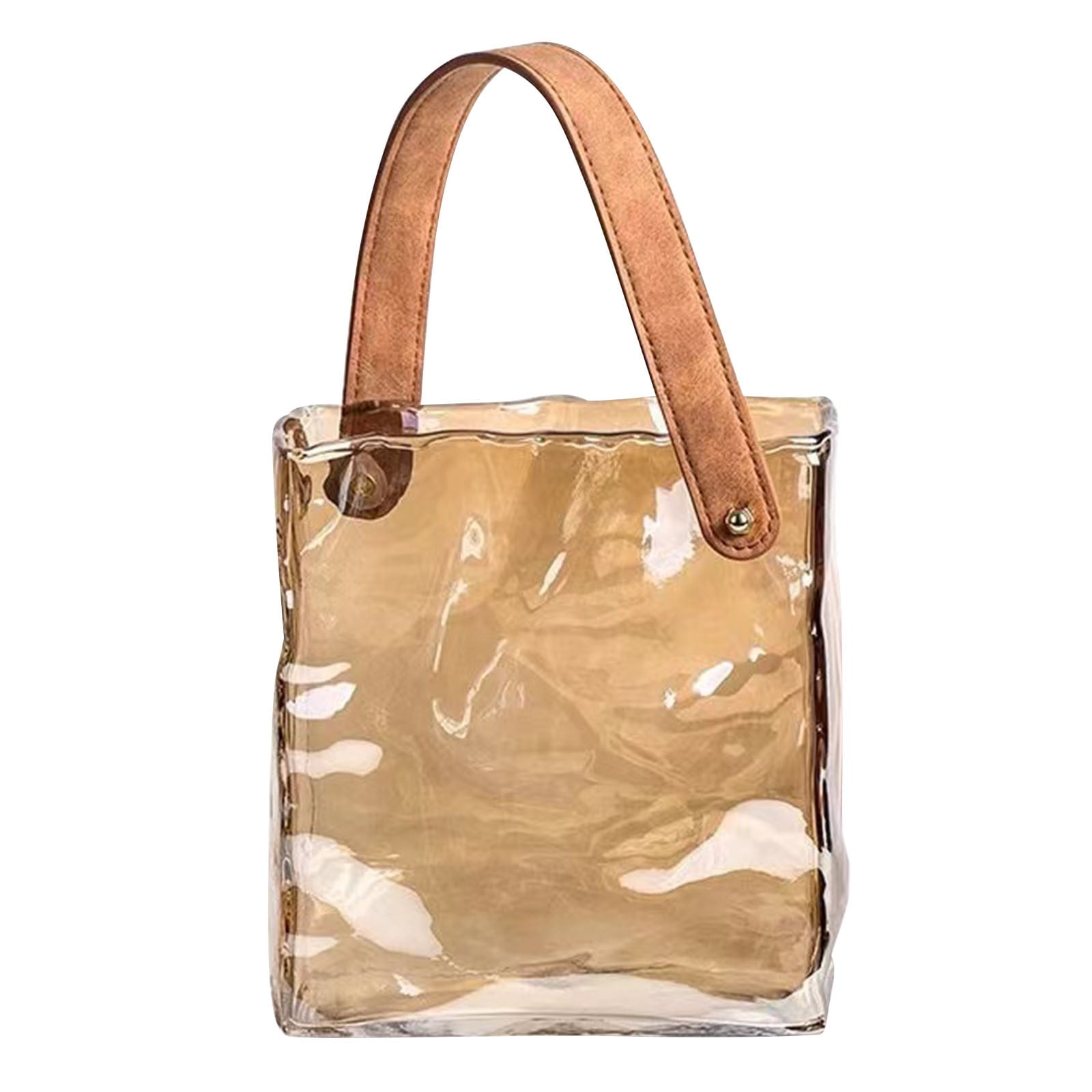 Transparent Glass Handbag Vase - Unique Decorative Centerpiece for Home ...