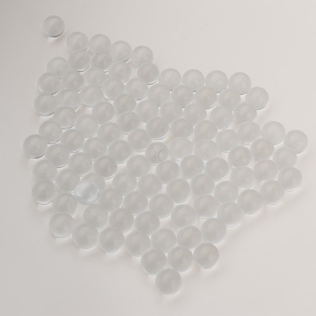 Transparent Glass Marbles, Pack of 100 Pieces, Vase Fillers Decor, Kids ...