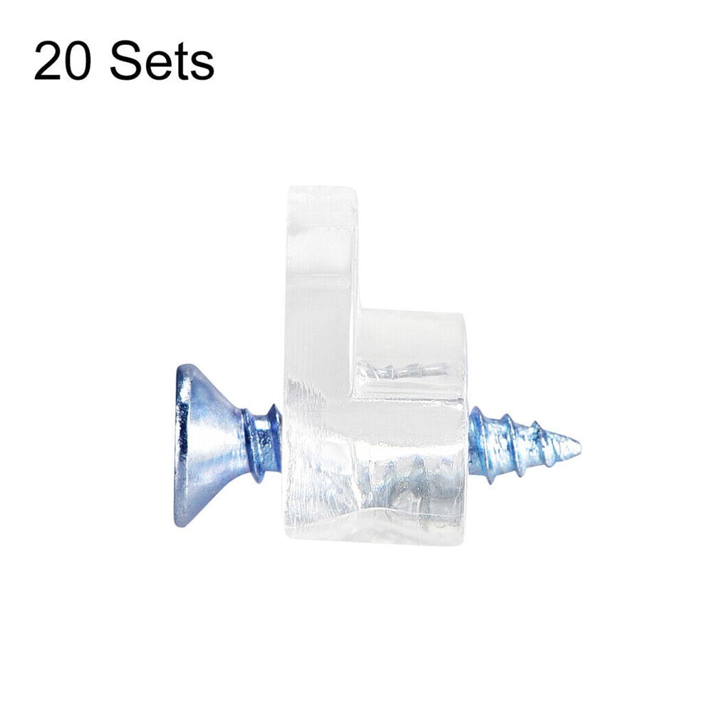 Transparent Glass Retainer Clips Maintain The Beauty Of Your Cabinet ...