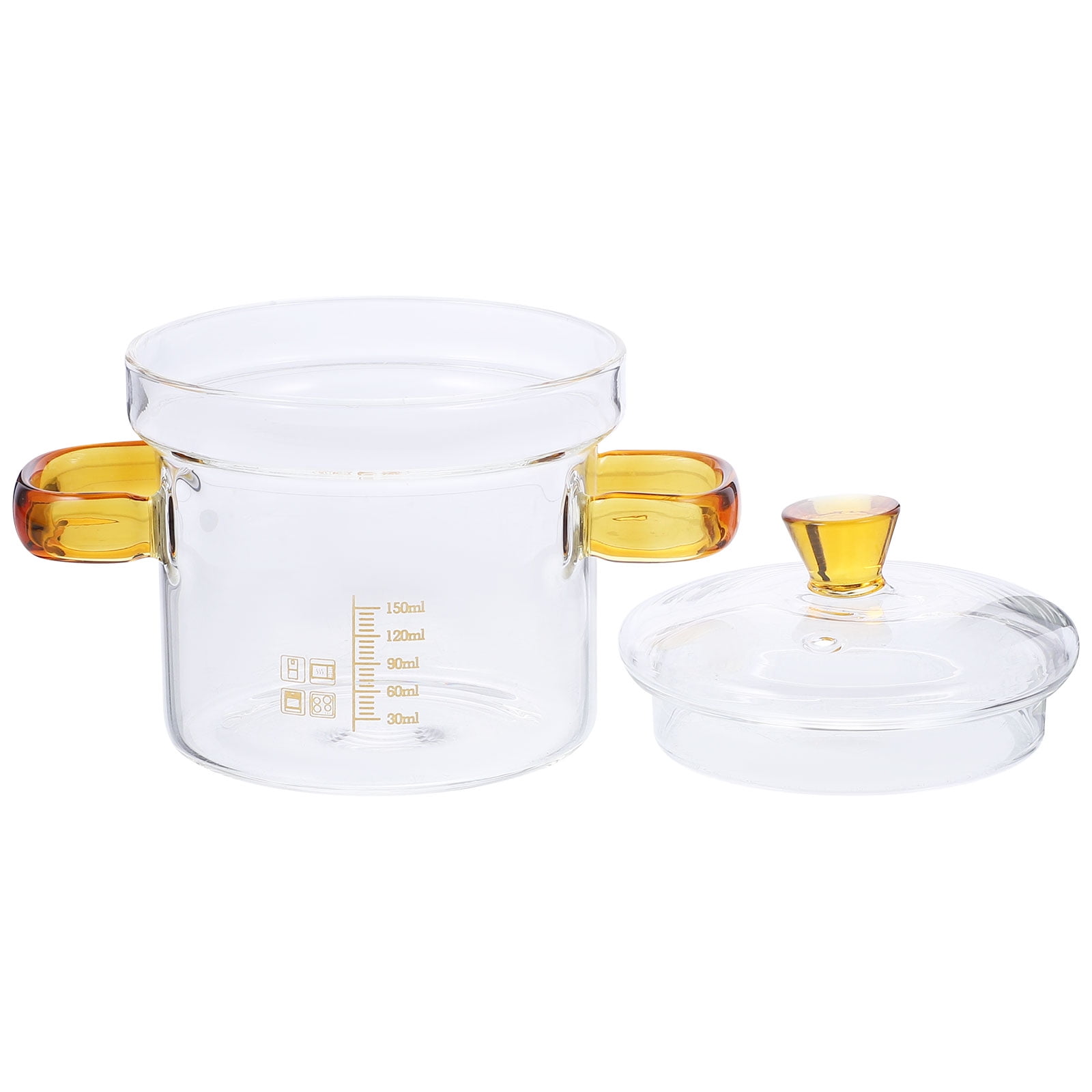 Transparent Glass Stew Pot Bird's Nest Soup Double-eared For Milk ...