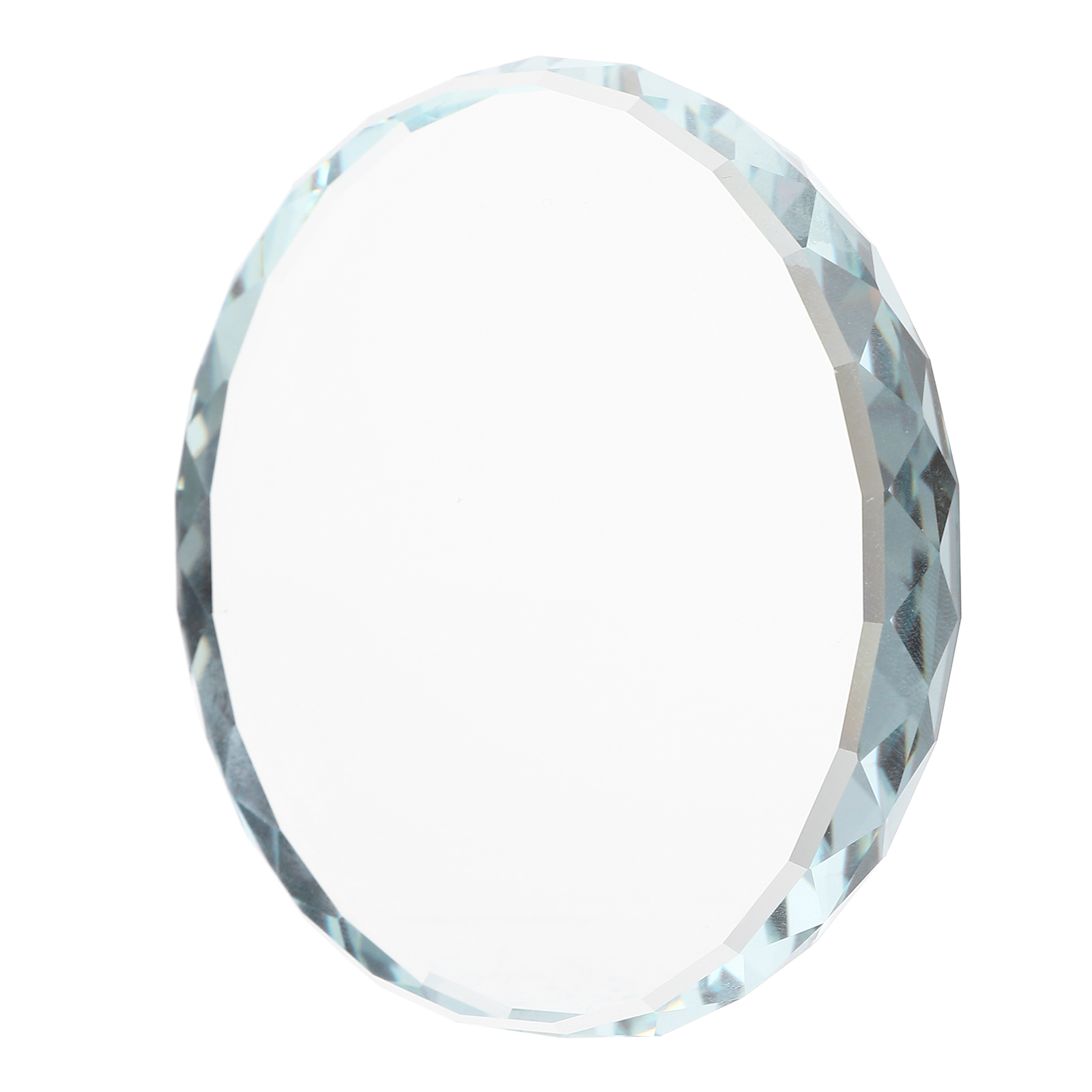 Transparent Glass Storage Base Round Display Base Mascot Display Stand ...