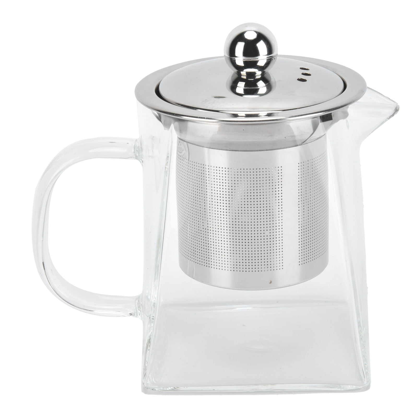 Transparent Glass Teapot with Removable 304 Stainless Steel Filter Tea ...