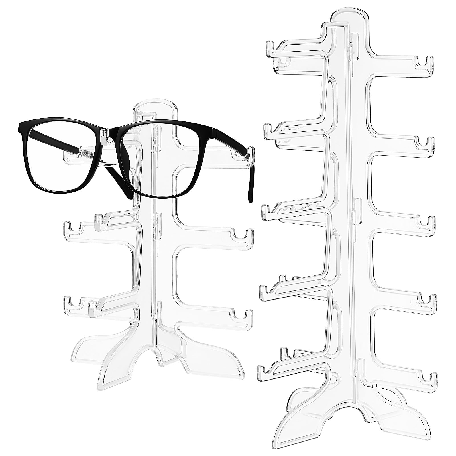 Transparent Glasses Display Stand Frames Cabinet Eyeglasses Holder ...