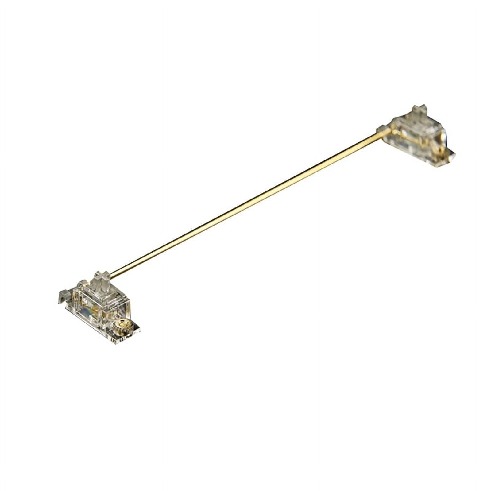 Transparent Gold Plated Plate Mounted Stabilizer PCB Mount Keyboard ...