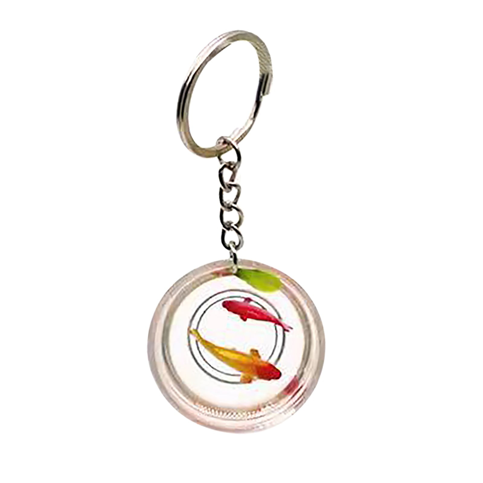 Easter Decoration Gift Transparent Goldfish Bowl Keychain Pvc Fish Bowl ...