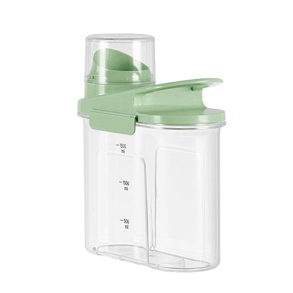 Transparent Grains Storage Jar Airtight Dry Food Dispenser Practical ...