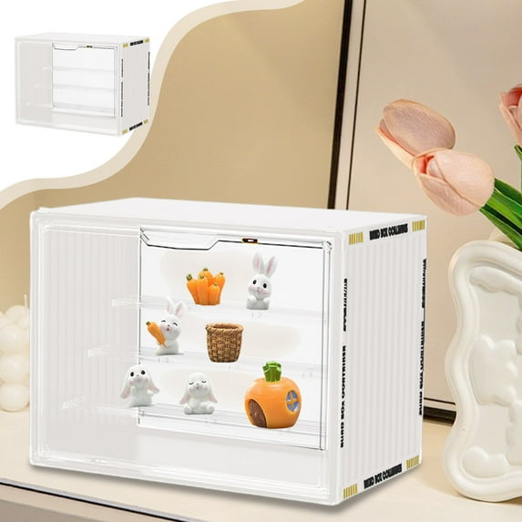 Transparent Hand Puppet Display Case, Stackable Multi Functional ...