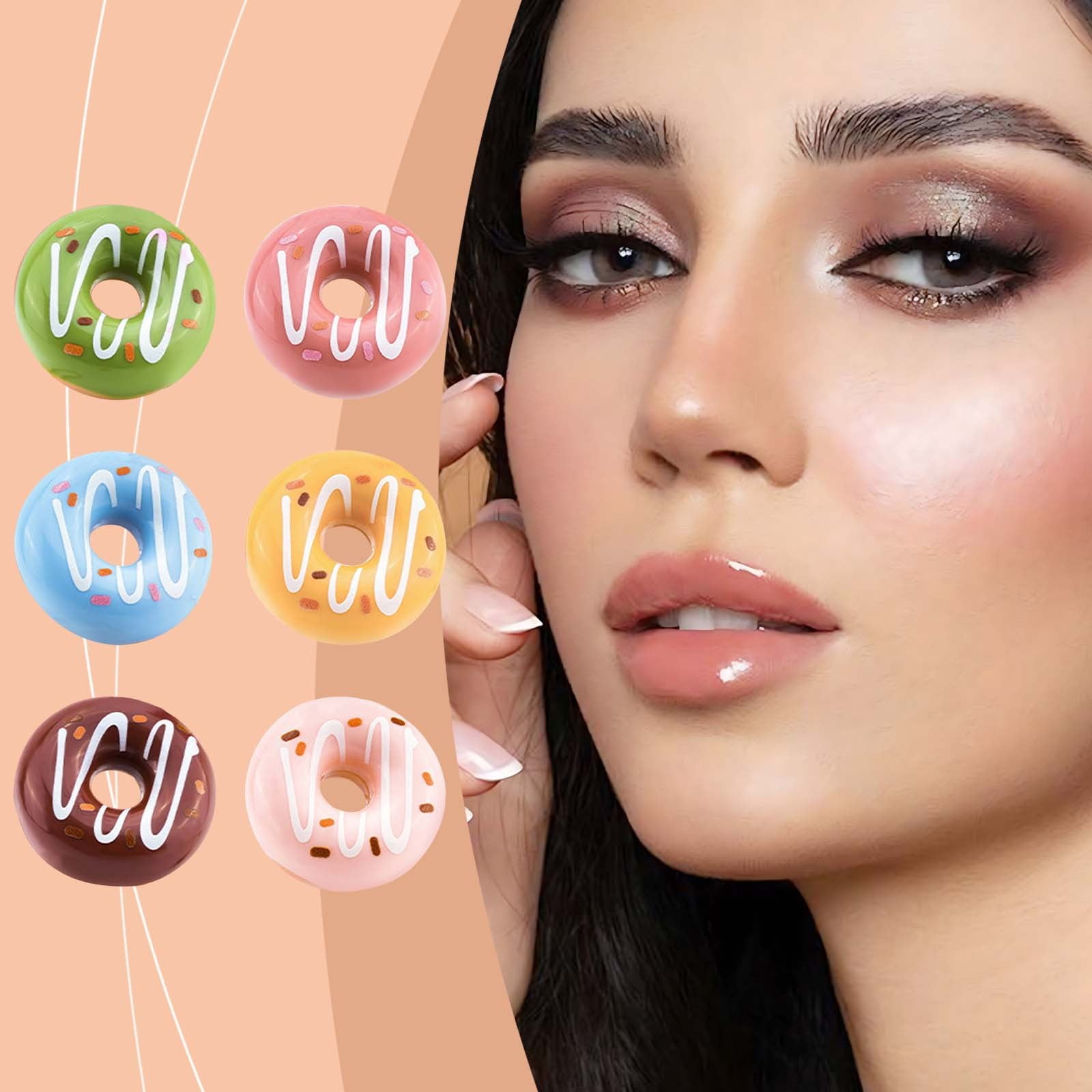 Transparent Hydrating Lip Balm | Moisturizing Lip Care Donut-Shaped ...