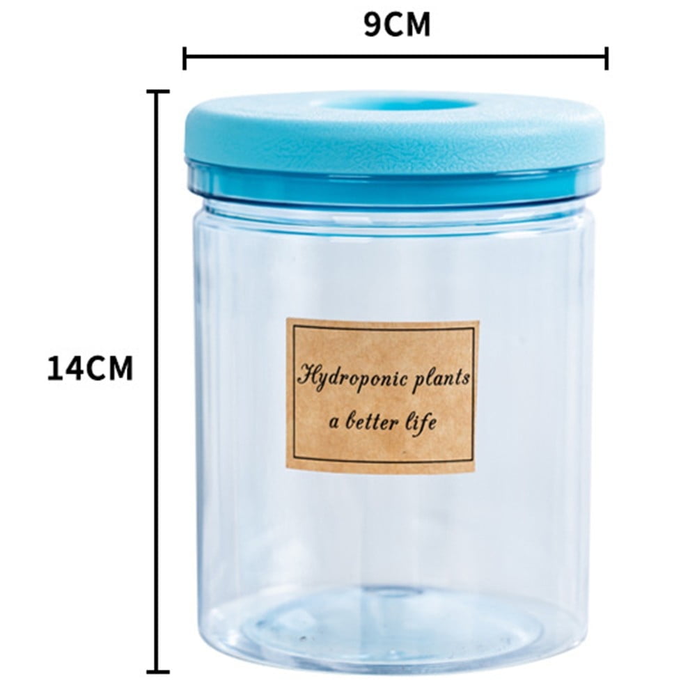 Transparent Hydroponic Flower Pot Plastic Imitation Glass Small Flower ...