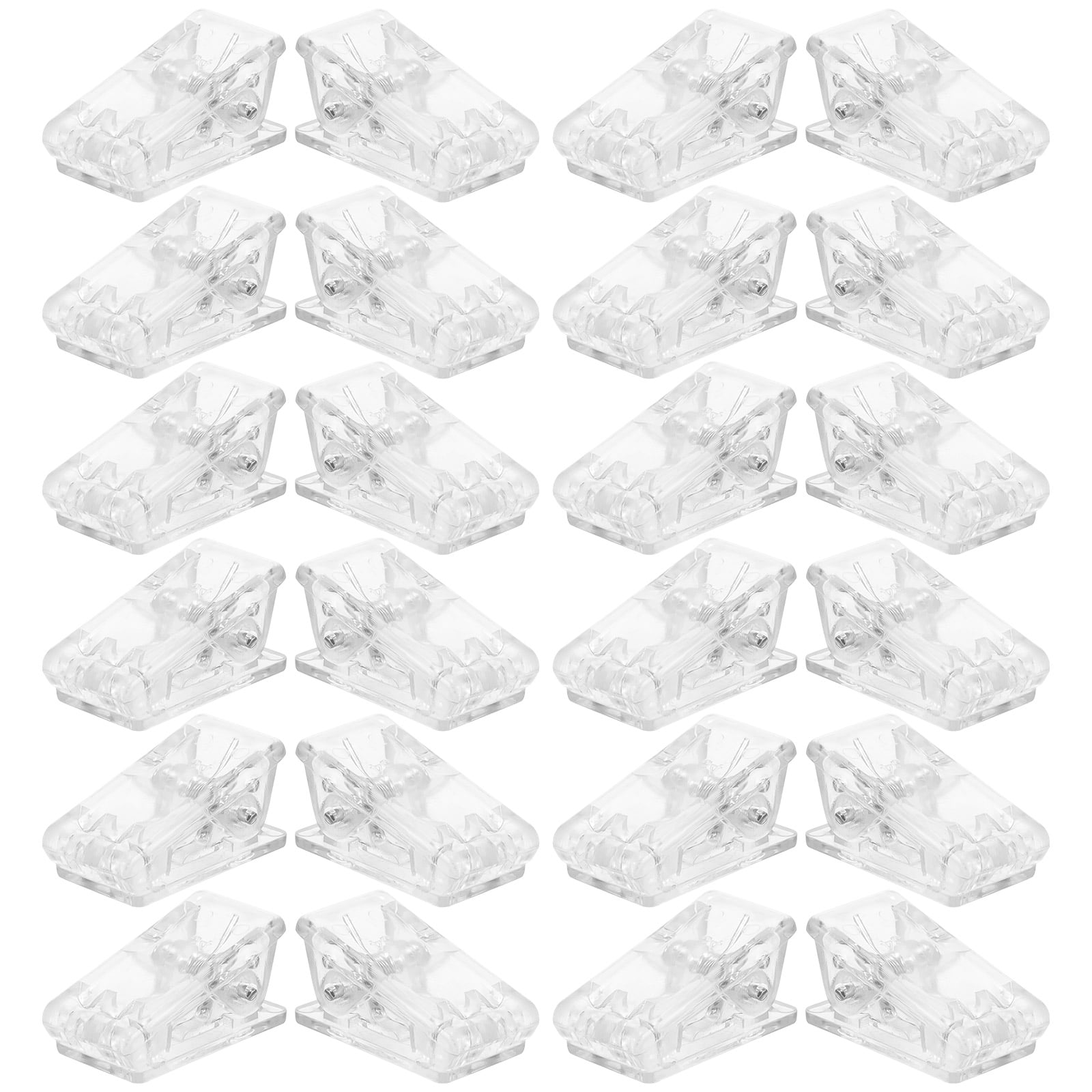ifundom Small Clear Clips 60pcs for Wall Decor and Office Use - Walmart.com