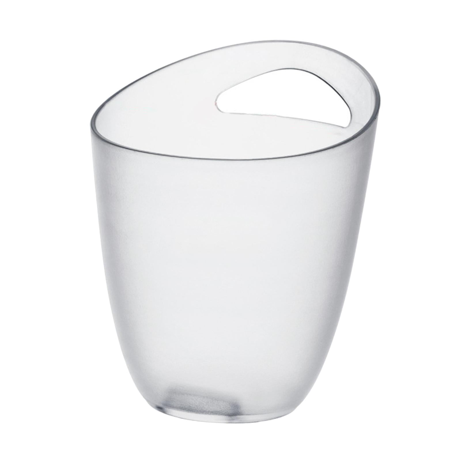 Transparent Ice Bucket Drink Tub Ice Container with Handle Chiller for ...