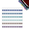 Transparent Index Tabs,1.77X1.1" Self-Adhesive Page Markers, Multi ...