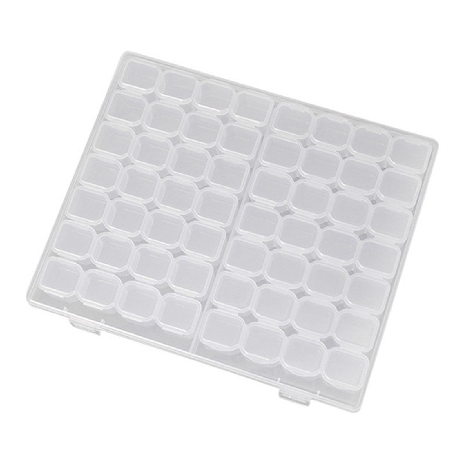 Bksdlh Transparent Jewelry Box, Earring Ring Organizer, Clear Partition ...