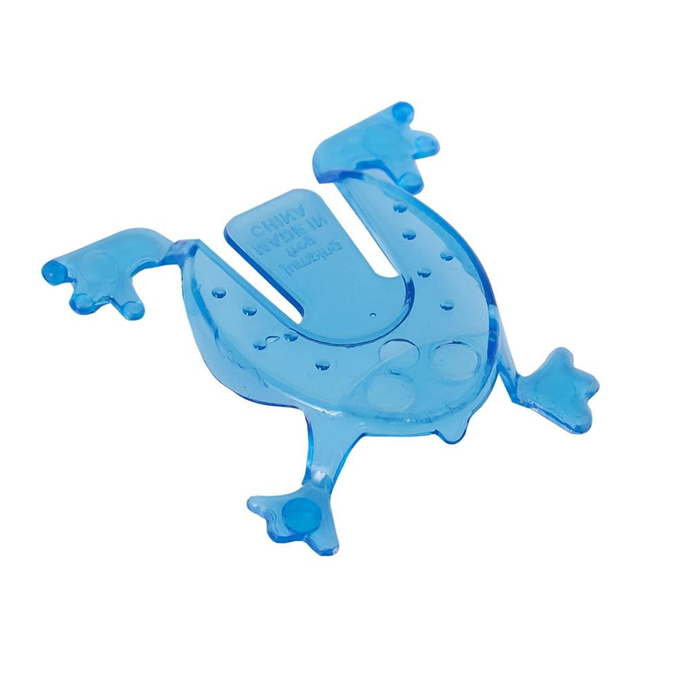Transparent Jumping Frog With Random Colors (A)$ Parent-Child Interactive Jumping Frog Mini ...
