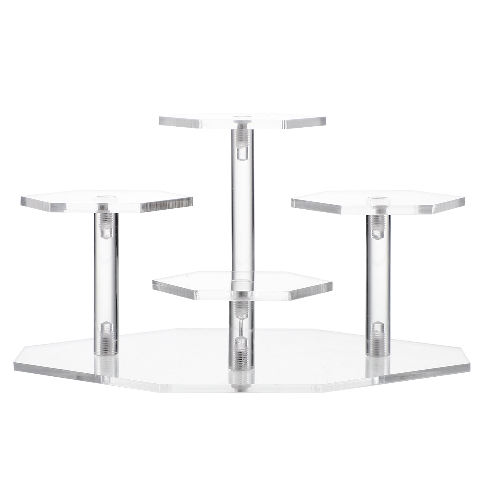 Transparent Ladder Display Rack Display Shelves Display Shelf Doll ...