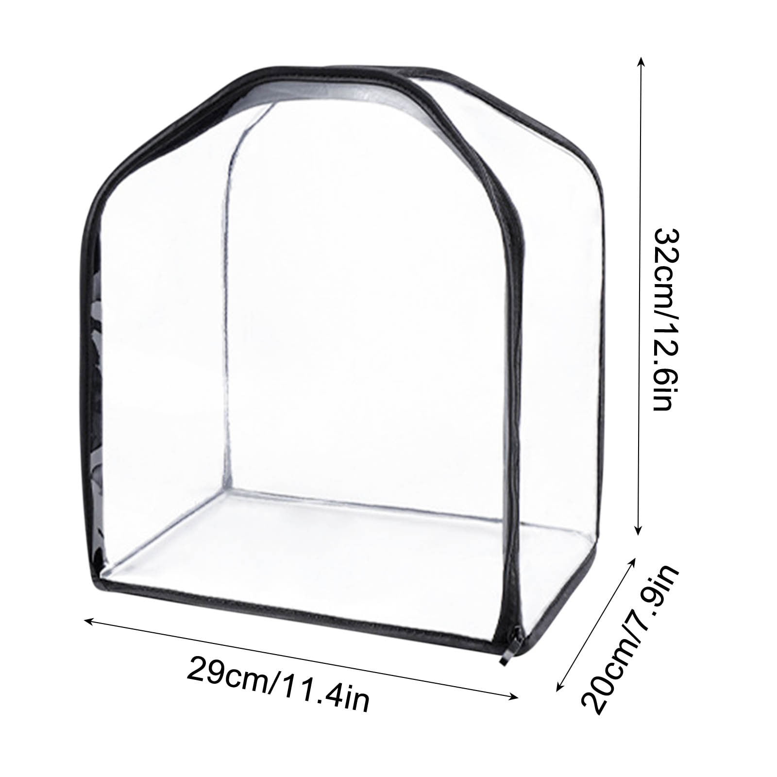 Transparent Large Capacity Bag Storage Box – Visual Organizer, Foldable ...