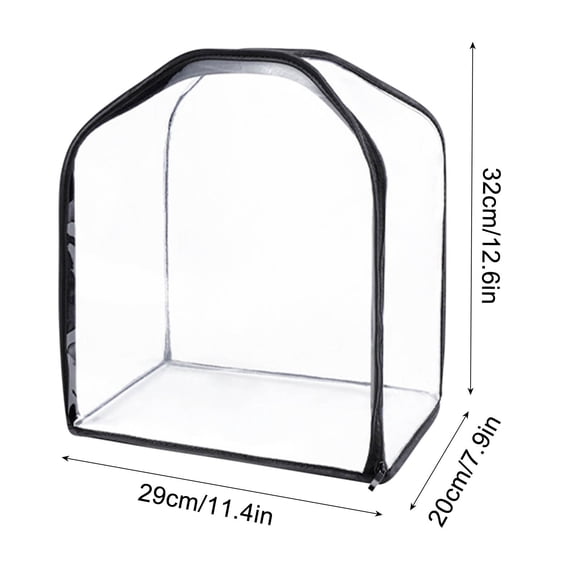 Transparent Large Capacity Bag Storage Box – Visual Organizer, Foldable ...