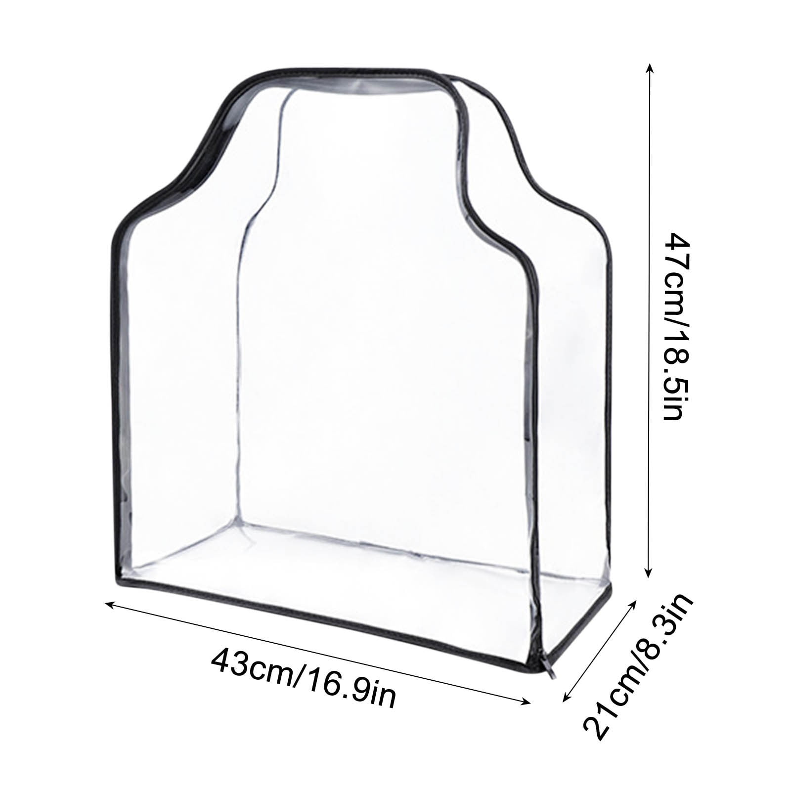Transparent Large Capacity Bag Storage Box – Visual Organizer, Foldable ...