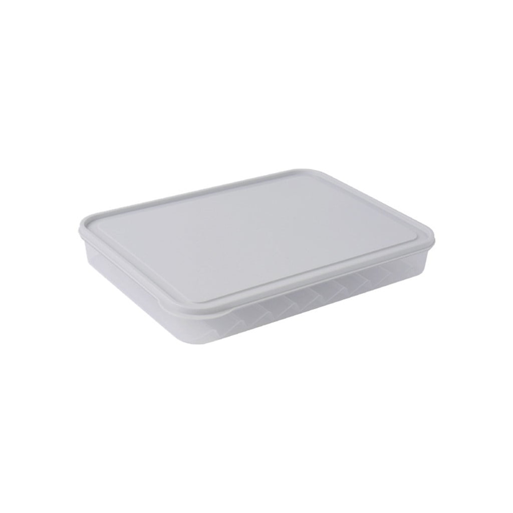 Transparent Large Capacity Dumpling Food Storage Container - With ...