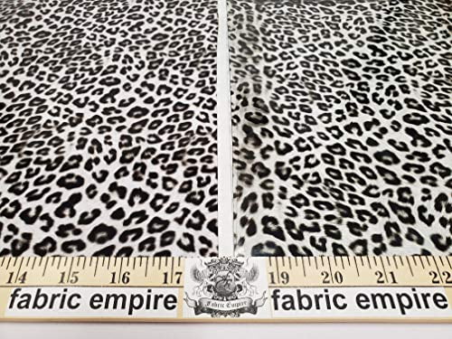 Transparent Leopard Animal Print Plastic Vinyl Upholstery Fabric / 30 ...