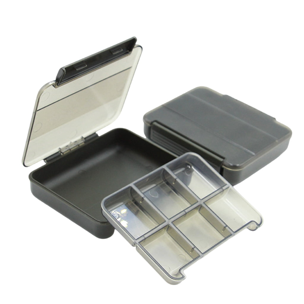 Transparent Lid Tackle Box Multi Compartment Fishing Hook Storage ...