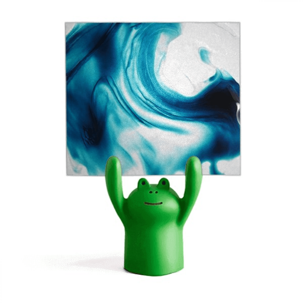 Transparent Liquid Blue Pigment Memo Holder Cartoon Animal Frog Stand ...