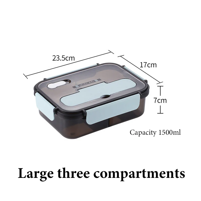Transparent Lunch Box For Kids Food Container Storage Insulated Lunch ...