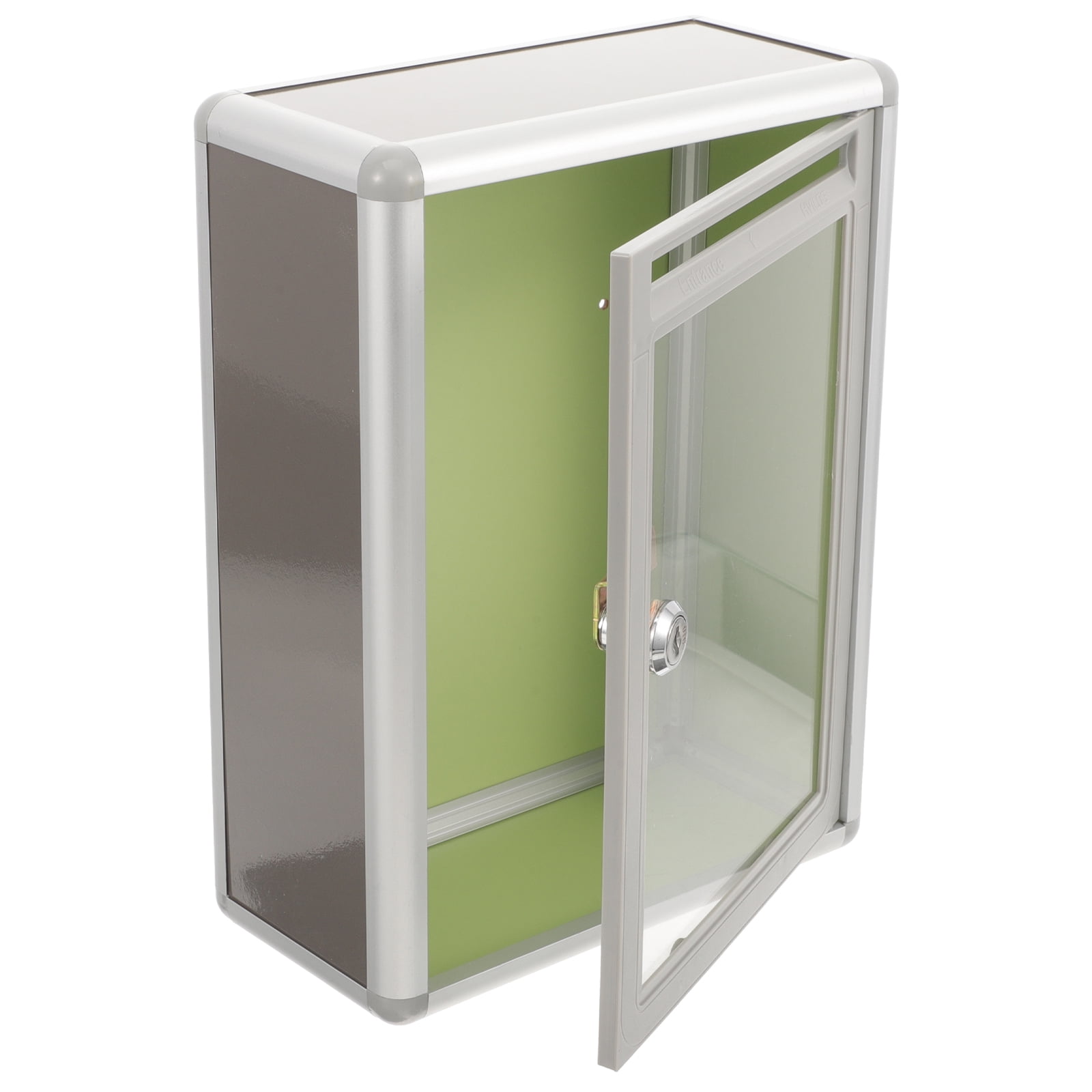 Transparent Mailbox Donation Locked Acrylic Easy to Install Company ...